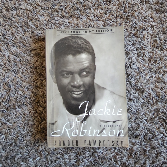 Book | Other | Jackie Robinson A Biography Large Print Edition Book | Poshmark